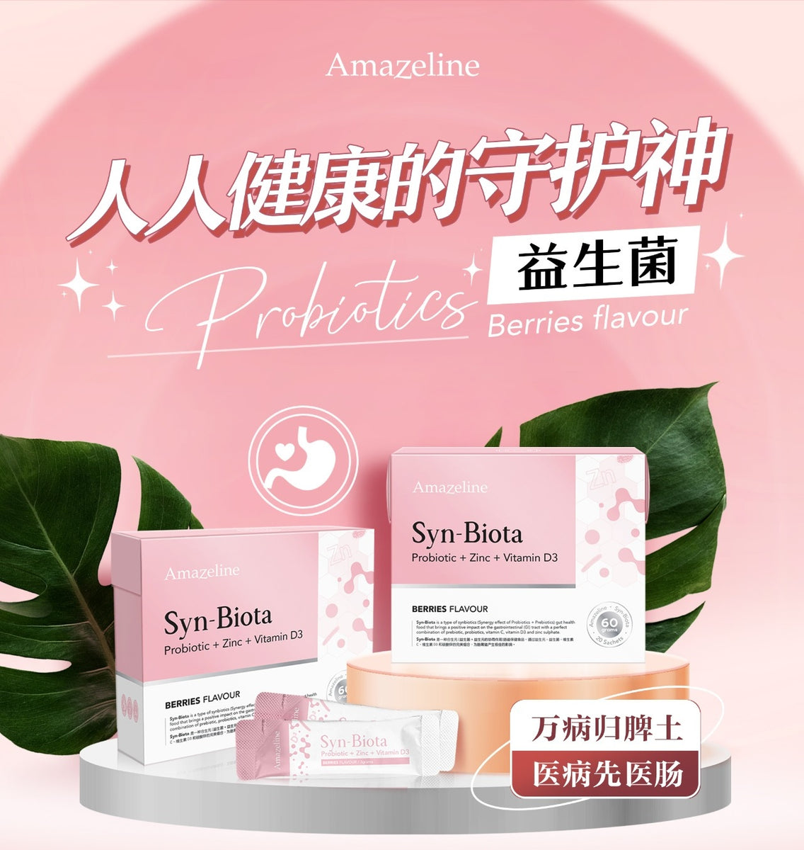 AMAZELINE SYN-BIOTA PROBIOTICS - 20 sachets – djaniceonline